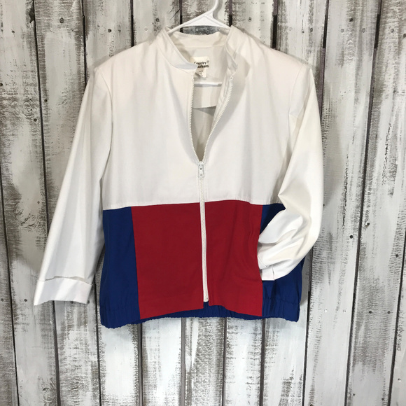 Vintage | Jackets & Coats | Vintage Retro 7s Red White Blue Ilgw Union ...